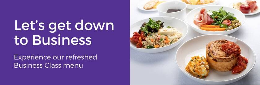 Onboard menu - onboard experience | Virgin Australia