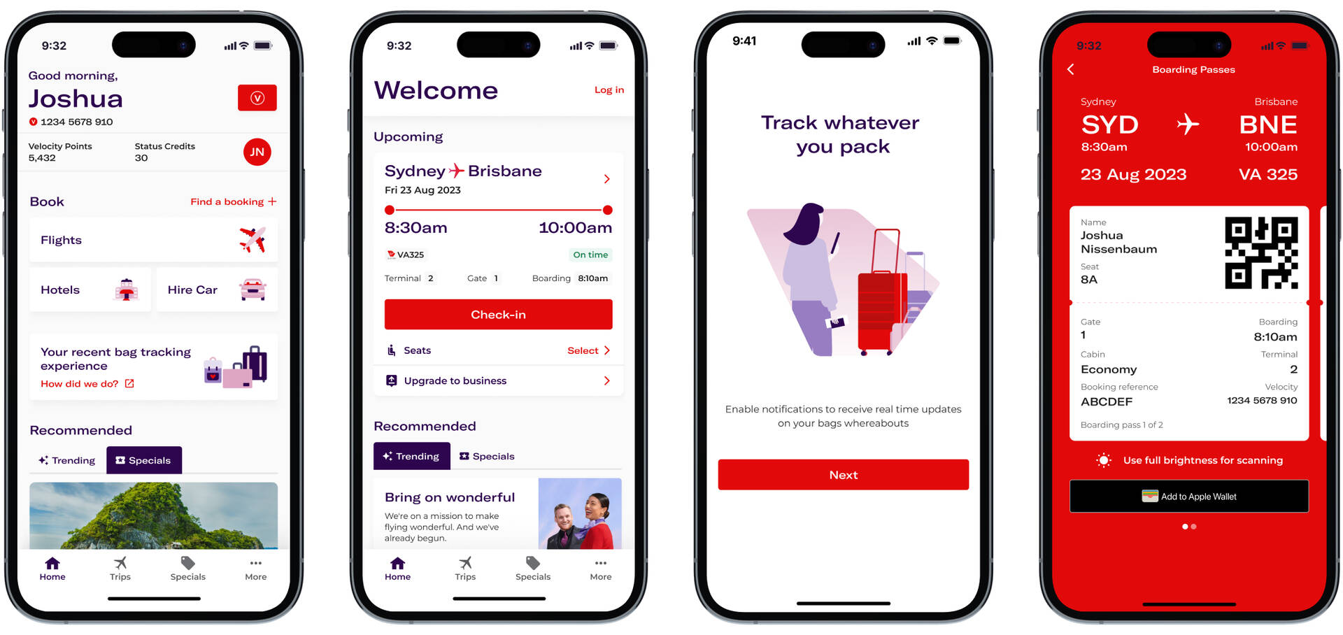 Virgin Australia App