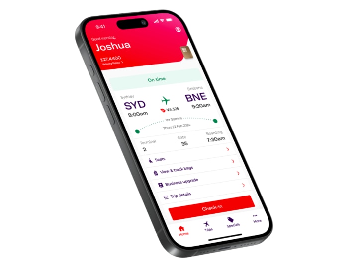 Virgin Australia app